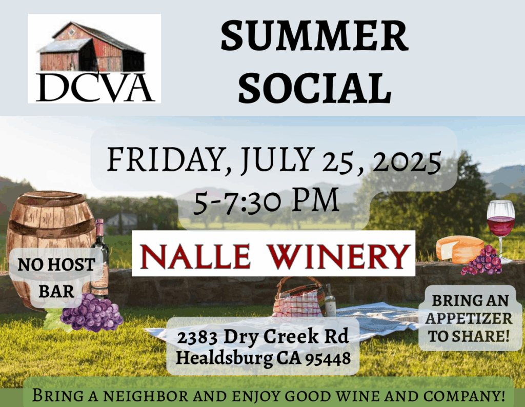 Summer Social – Dry Creek Valley Association
